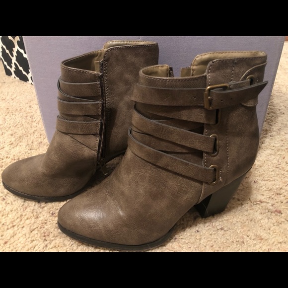 JustFab | Shoes | Booties | Poshmark